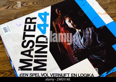 Mastermind 44 strategy code breaking board game. Retro family code ...