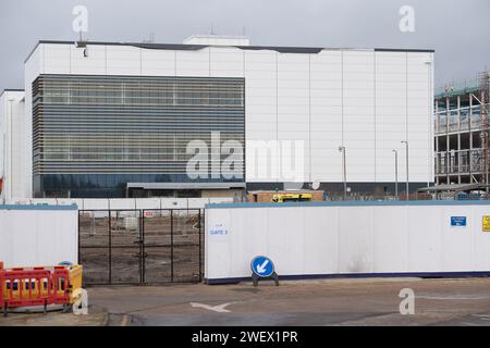 Slough, UK. 25th January, 2024. Cadent have demolished their offices at ...