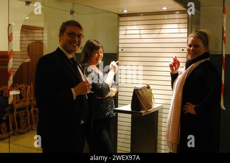 Danish parliament members use smoking box at danish parliament building ...