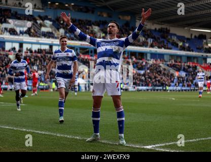 Harvey Knibbs (7 Reading) celebrates after scoring teams first goal ...