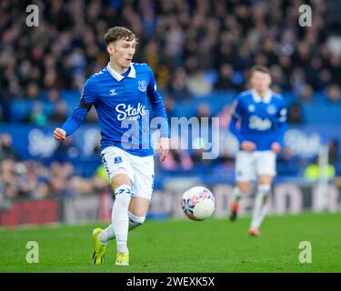 James Garner of Everton during the Emirates FA Cup Third Round match ...