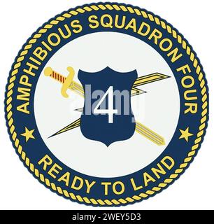 Amphibious Squadron 6 emblem Stock Photo - Alamy