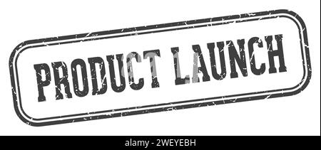 product launch stamp. product launch rectangular stamp isolated on ...