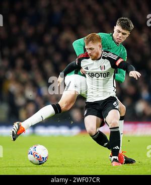 Fulham's Harrison Reed during the English Premier League soccer match ...