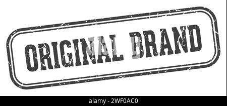 original brand stamp. original brand rectangular stamp isolated on ...