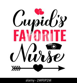 I love nursing calligraphy hand lettering isolated on white. Nurse ...