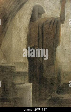 *Study for King David* by Anton Inglott (1930–1945) is an artistic ...