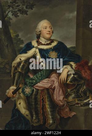 Portrait of Friedrich Christian, Prince of Saxony, 1751. Additional ...
