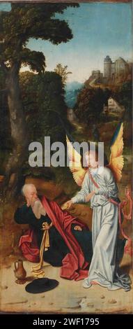 Antwerp School, circa 1510-1520 - The Ascension of Christ; and Elijah ...