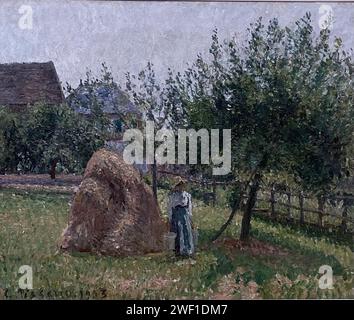 Camille Pissarro, Apple Trees in Blossom, Éragny (Pommiers en fleurs ...