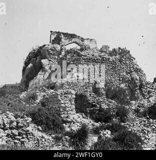Ruïnes del Castell del Rei, a Pollença (AFCEC RIBASV C 2680 Stock Photo ...