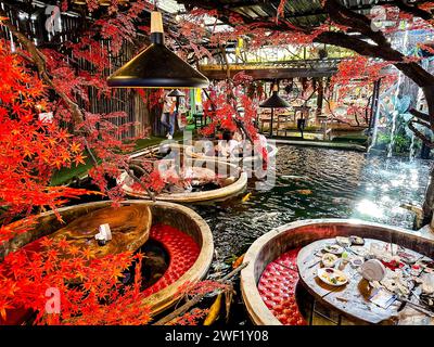 Carp Cafe in Chiang Mai, Thailand Stock Photo - Alamy