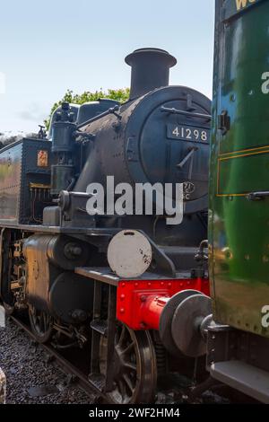 Ivatt Class 2, 41298 tank engine at Havenstreet Station on the Isle of ...