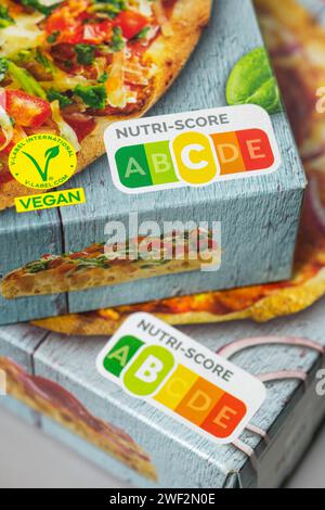 NUTRI-SCORE label, nutritional labelling system, packaging from MIA ...