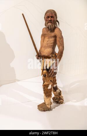 Reproduction of Oetzi the Similaun Man (IceMan) in the South Tyrol ...