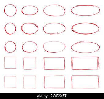 Grungy, grunge circle brushstroke with sketchy freehand paint, dye ...