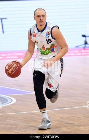 Goettingen, Deutschland. 27th Jan, 2024. Fedor Zugic (BG Goettingen #21 ...