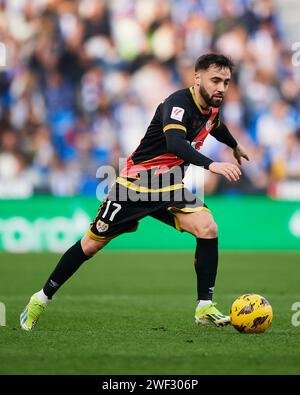 Unai Lopez of Rayo Vallecano in action during the Spanish League ...