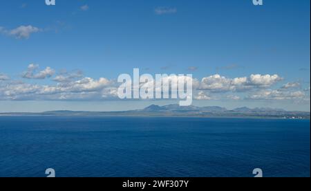 northern cyprus morphou bay view from a high mountain 6 Stock Photo - Alamy