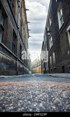 Trinity line lit by the sunset light. Cambridge. United Kingdom Stock ...