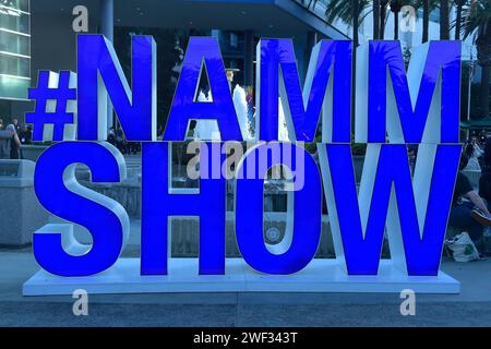 Musikmesse NAMM Show 2024 im Anaheim Convention Center. Anaheim, 27.01. ...