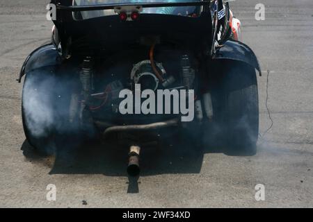 Volkswagen Beetle doing drifting during the VW Indonesia Jamboree ...