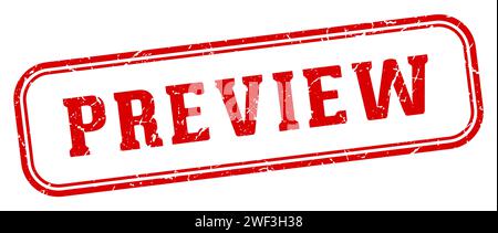 preview stamp. preview rectangular stamp isolated on white background ...