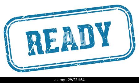 Ready to use rectangular rubber stamp isolated on white background ...
