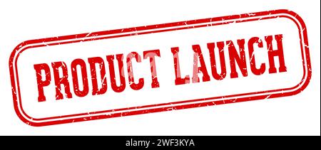 product launch stamp. product launch rectangular stamp isolated on ...