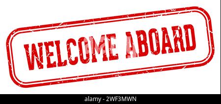 welcome stamp. welcome rectangular stamp isolated on white background ...