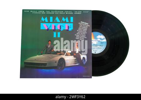 Miami Vice - TV series soundtrack 1985 - Vintage Vinyl 33 rpm record ...