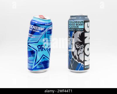 Kong Strong Colossus versus Rockstar Energy Drink. The flavors Guava ...