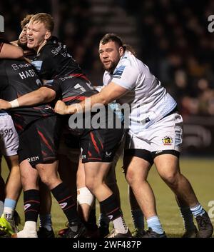 Exeter Chiefs Josh losefa-Scott in action during the Saracens vs Exeter ...