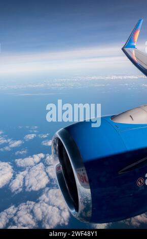 Jet2 Boeing 737-800 CFM56-7B engine in-flight Stock Photo - Alamy