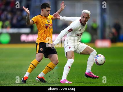 Newport County's Adam Lewis during the Carabao Cup third round match at ...