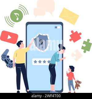 Time limits isolated cartoon vector illustration. Child receiving time ...