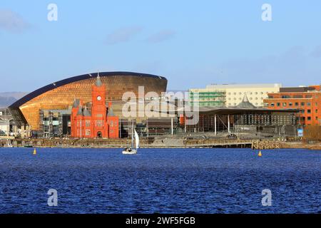 Cardiff Bay and Barrage. January 2024. Winter Stock Photo - Alamy
