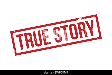 True story grunge rubber stamp on white background, vector illustration ...