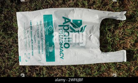 Apollo Pharmacy home delivery bag. Biodegradable Eco Friendly Plastic ...