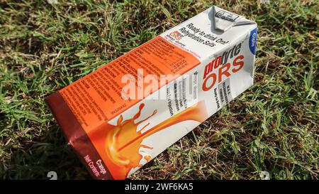 Prolyte ORS drink in orange flavor from Cipla brand. Orang liquid ...