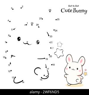 Dot to dot puzzle for children. Connect dots game. mouse illustration ...