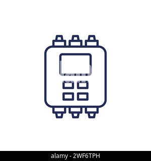 PLC line icon, Programmable logic controller Stock Vector Image & Art ...