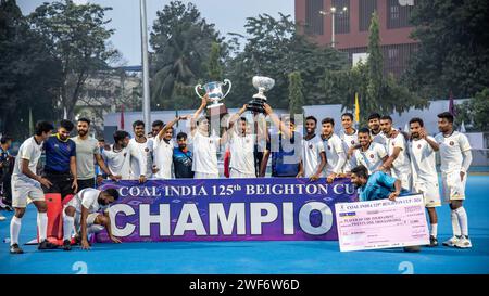 Indian navy wins the 125th edition of Beighton Cup Hockey tournament at ...
