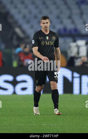 SSC Napoli’s Belgian defender Leander Dendoncker looks during the Serie ...