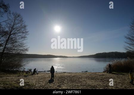 Sacrower See und Königswald, Potsdam, Brandenburg, Deutschland Stock ...
