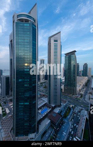 Gate mall west bay Doha Qatar Stock Photo - Alamy