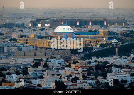 Aerial view of Al Hazm Mall Doha, Qatar Stock Photo - Alamy