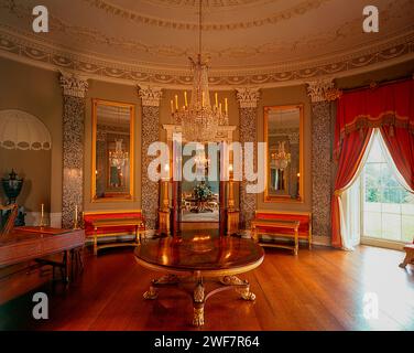 Interior of Castle Coole, County Fermanagh, Northern Ireland Stock ...