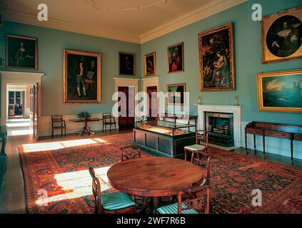 Interior of Castle Coole, County Fermanagh, Northern Ireland Stock ...