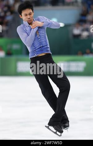 Gangneung, South Korea. 29th Jan, 2024. Bronze medalists Carolina Shan ...